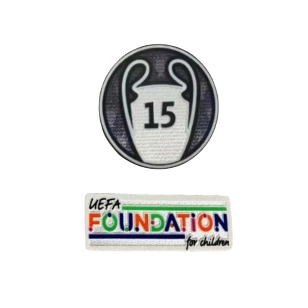 Champions League Football Patch Set Real Madrid 2024 vincitore 15 ...